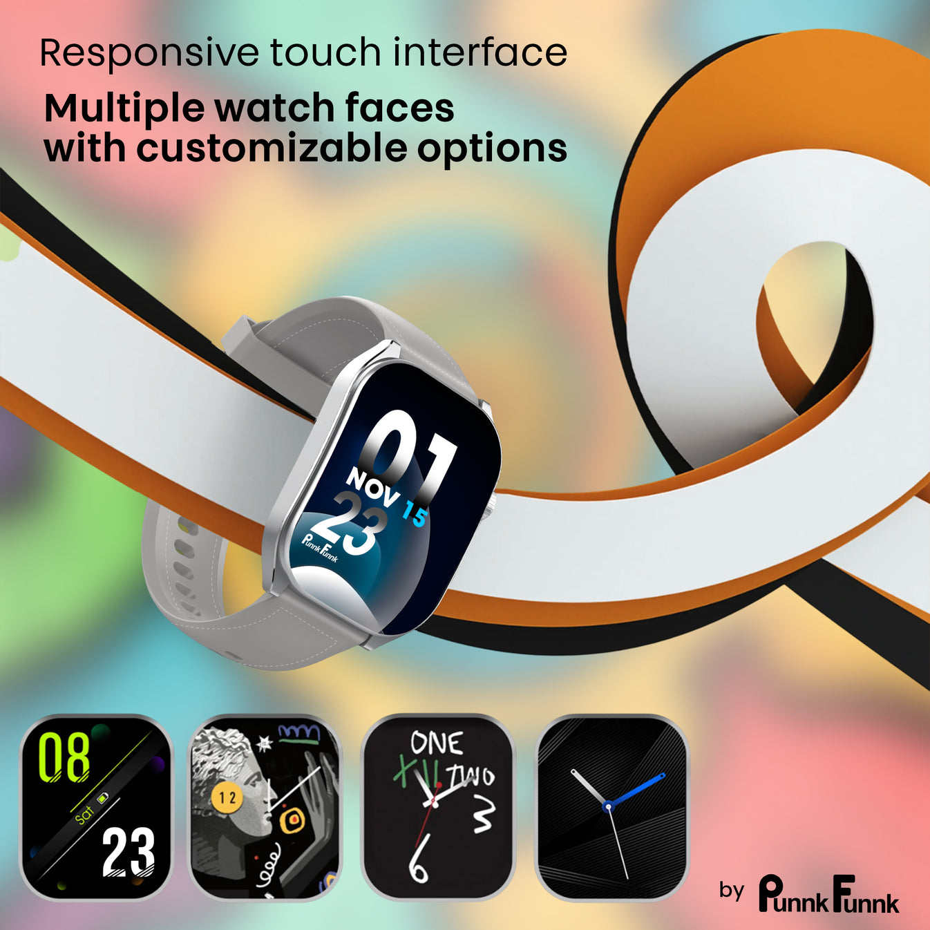 Lumina Pro 2.01'' 4D Curved Display + AMOLED, 250+ Watch Faces Smartwa ...